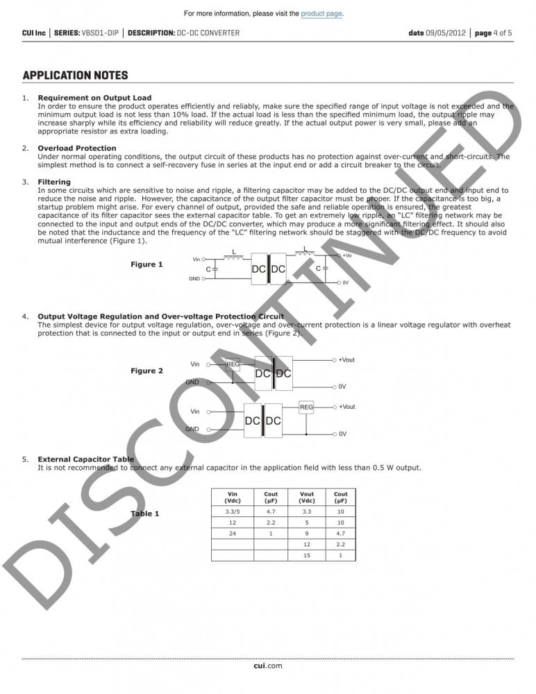VBSD1-DIP datasheet page 4