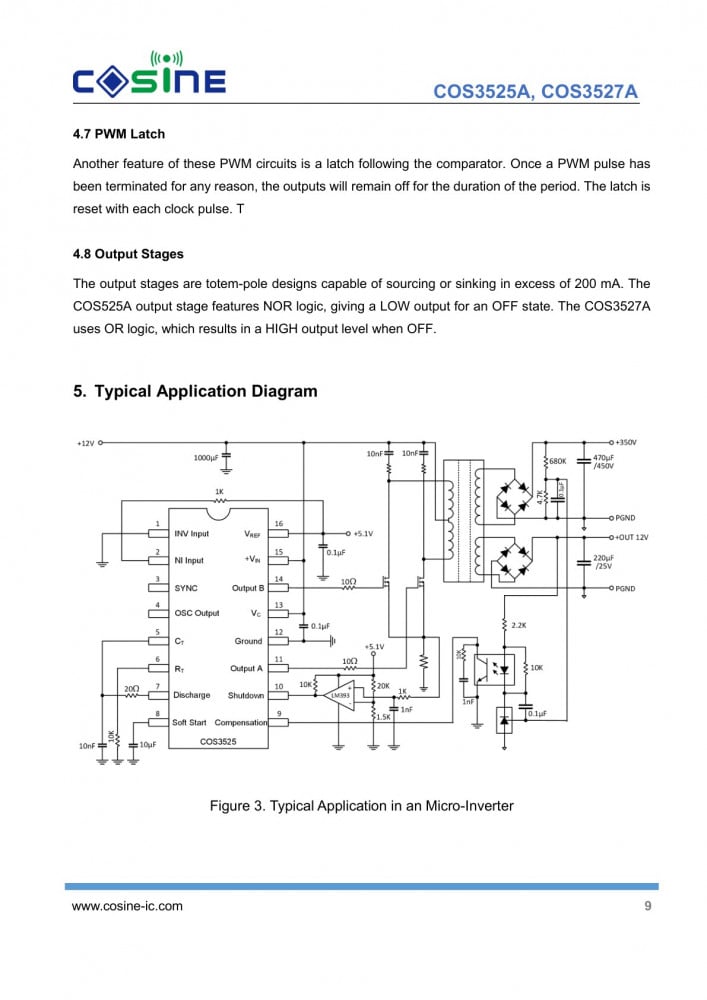 COS3525AP datasheet page 9