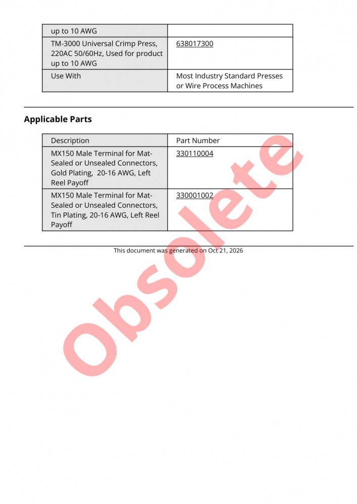 Technical document image 3 for MOLEX 638653100