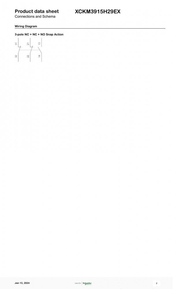 XCKM3915H29EX technical document page 7