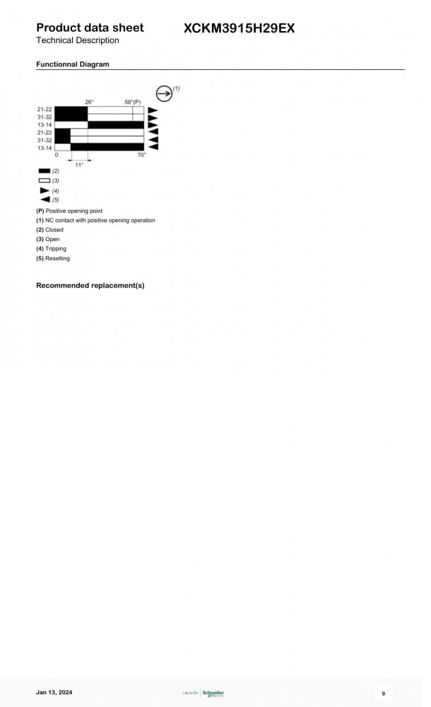 XCKM3915H29EX technical document page 9