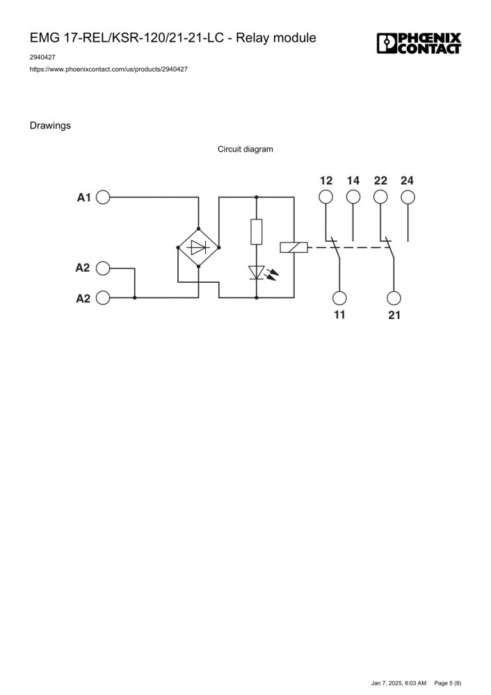 Phoenix Contact 2940427 technical document page 5