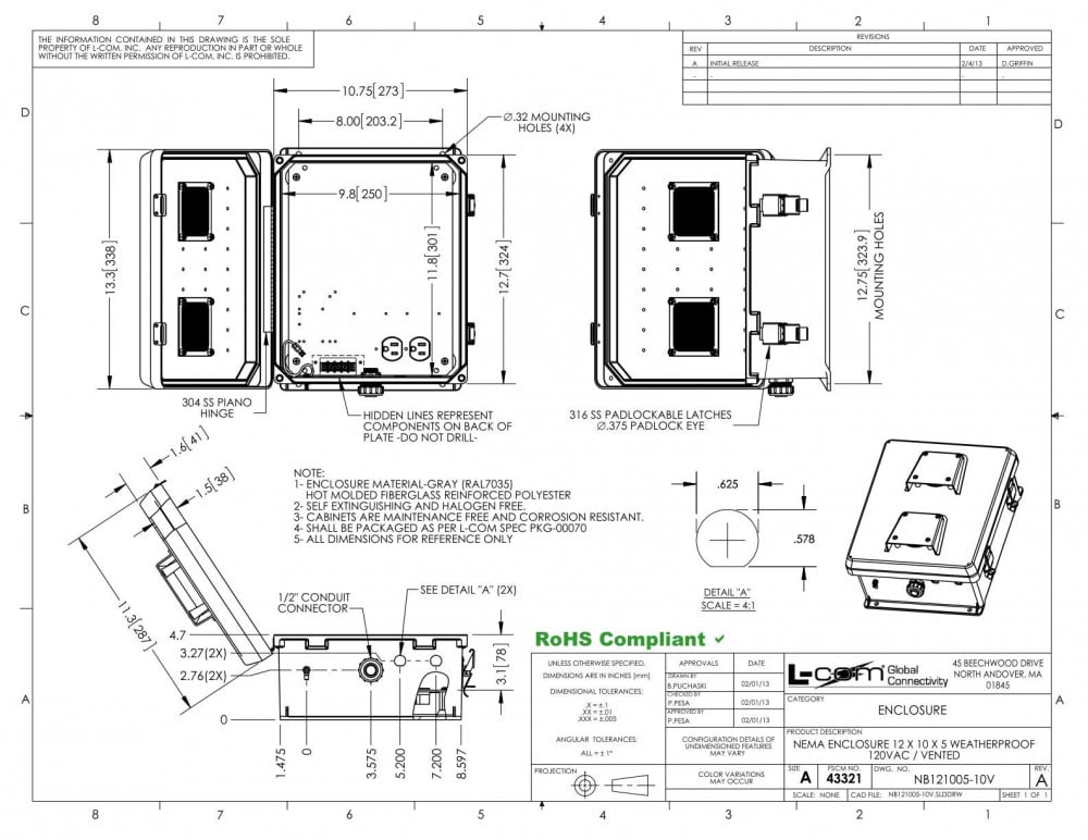 NB121005-10V technical document page