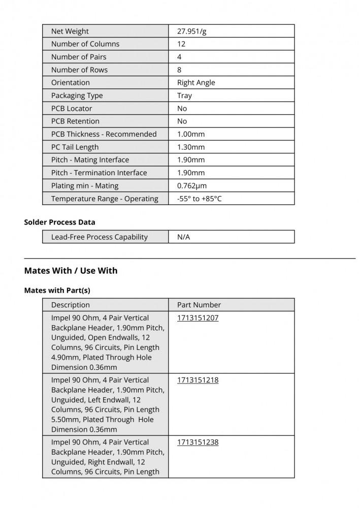 MOLEX 1713201022 technical document image 3