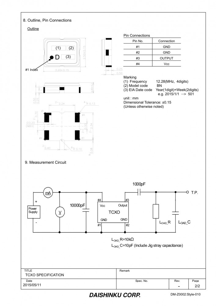 1XTW12288PCA datasheet page 2