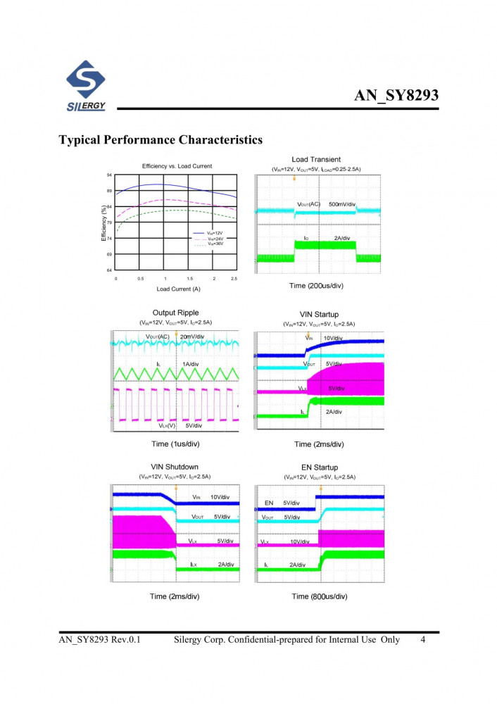 SY8293FCC datasheet page 4