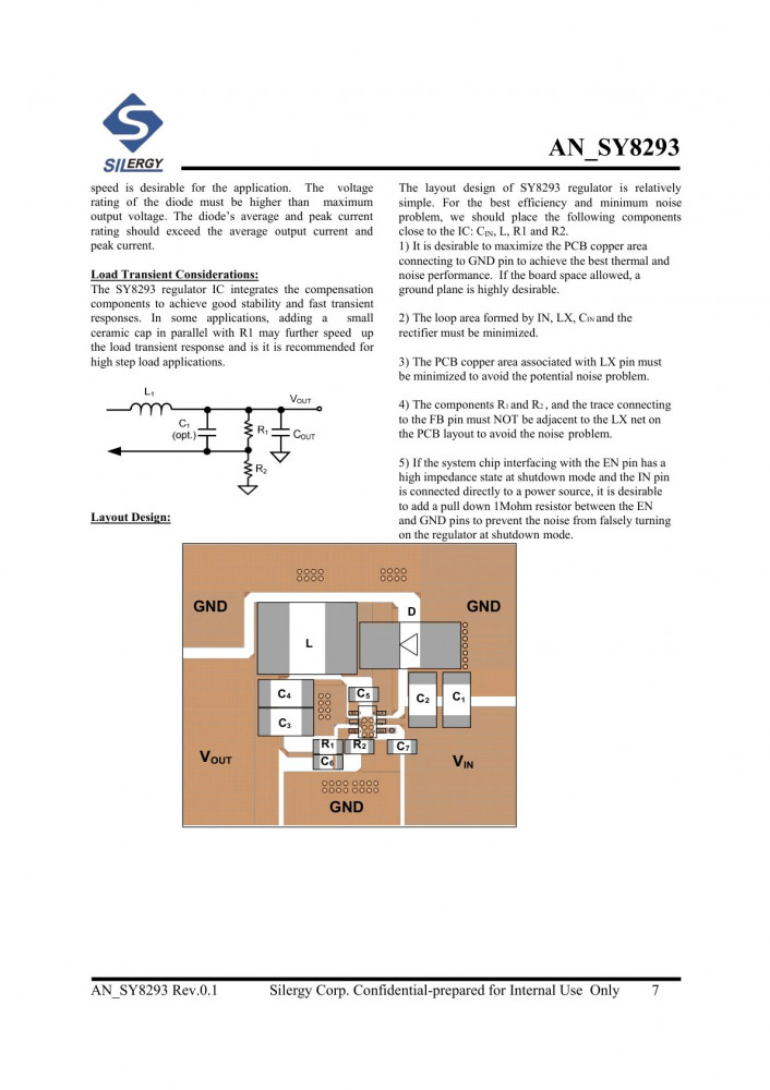 SY8293FCC datasheet page 7