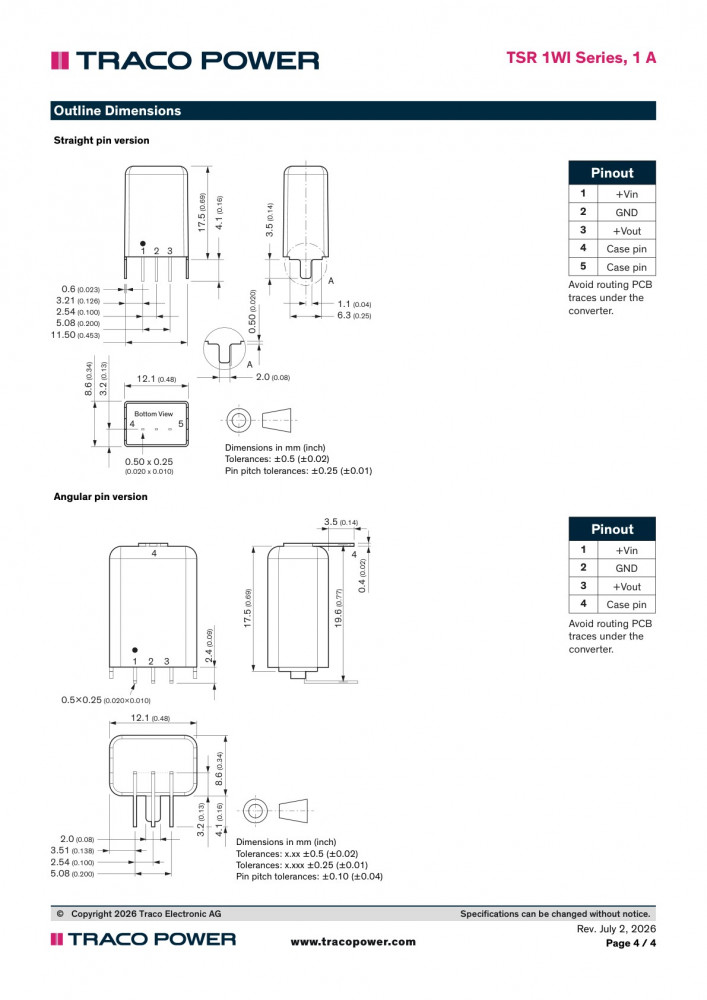 TSR 1WI technical document preview, page 4