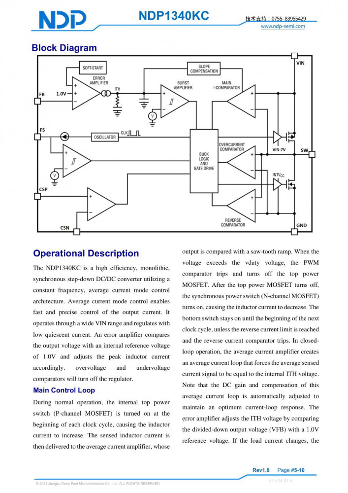 NDP1340KC datasheet page 5