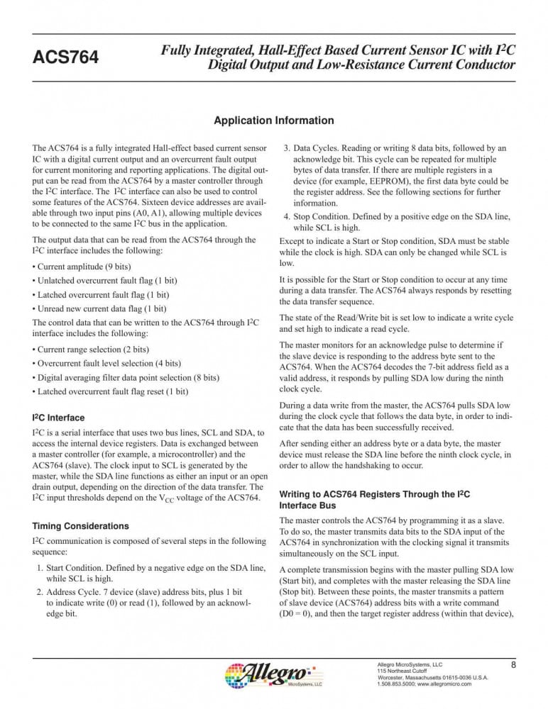 ACS764 datasheet page 9