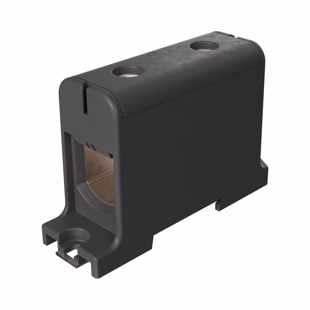 High Current Universal Clamp Terminal Block, 35.00mm DIN-rail or Screw Mount, 285.0A / 600V, Grey Housing and Cover, 1 Circuit for sale