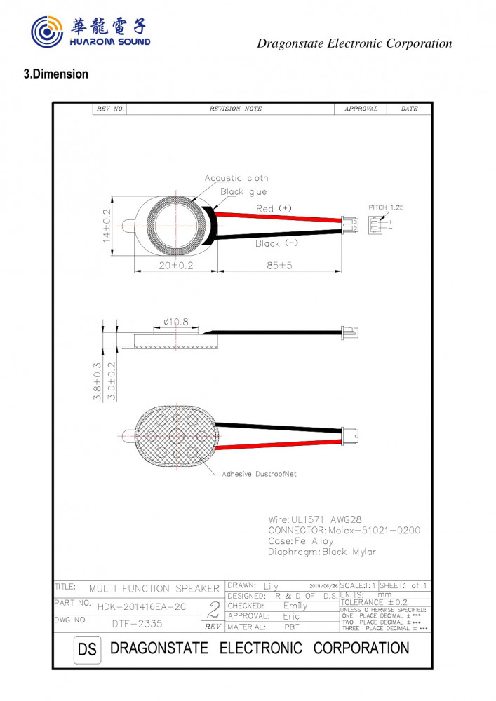 HDK-201416EA-2C reliability page