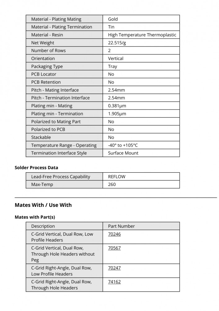 MOLEX 15453152 document preview, page 3