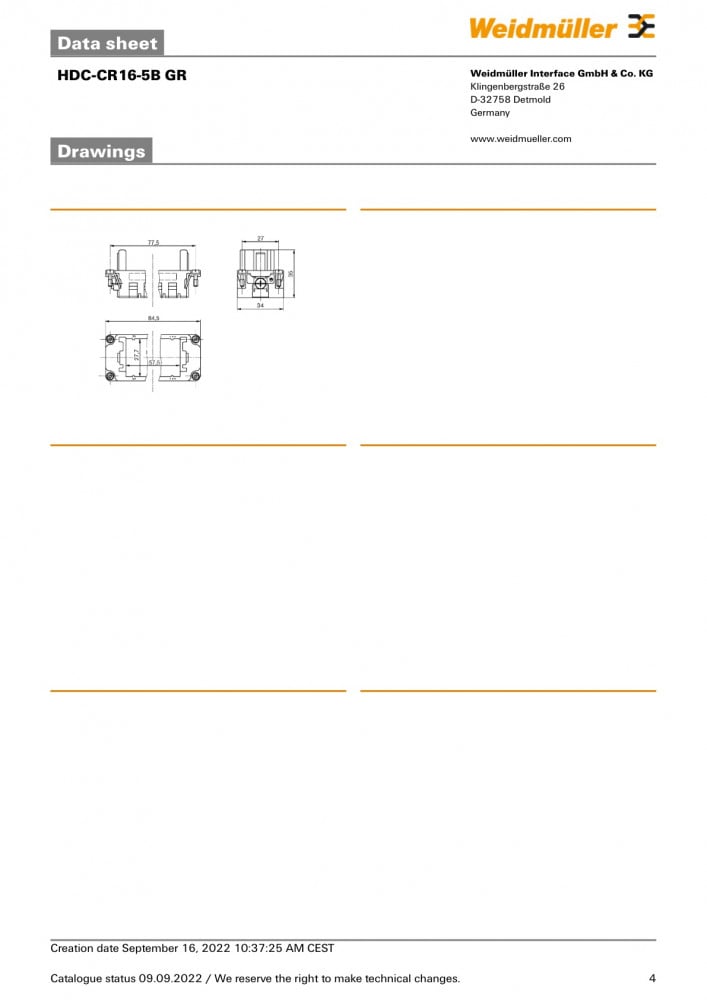 WEIDMULLER 1758490000 technical document page 4