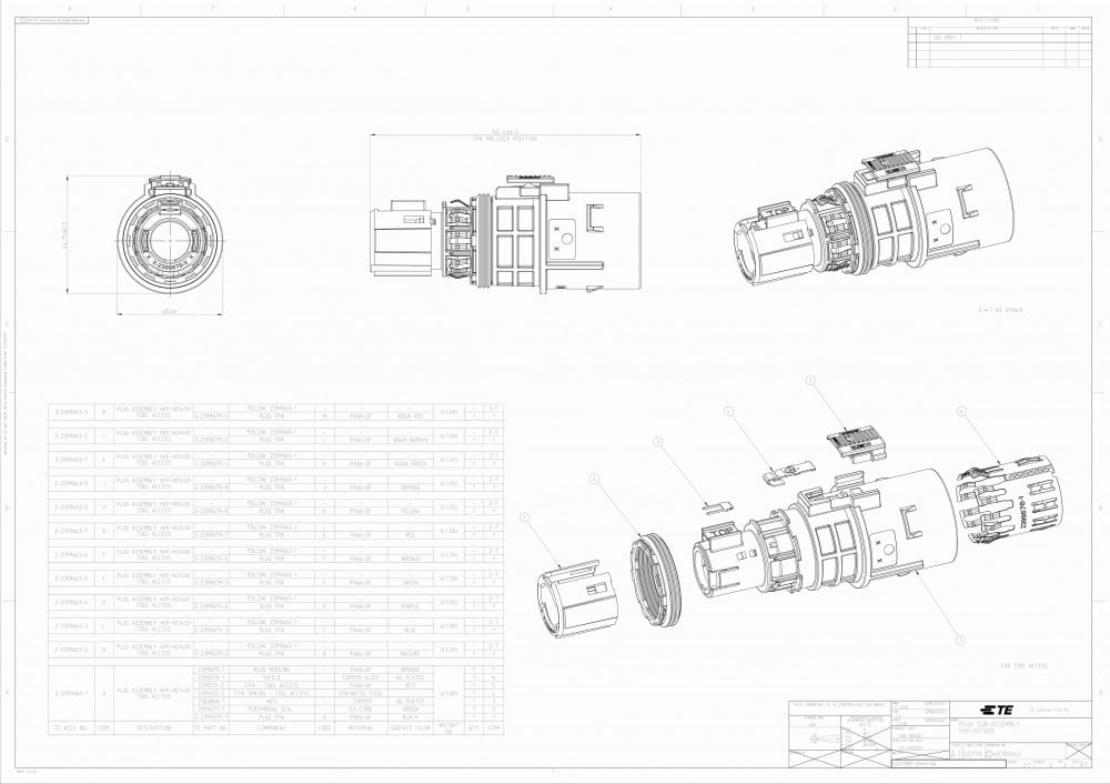 TE Connectivity 2399663-1 drawing page 2