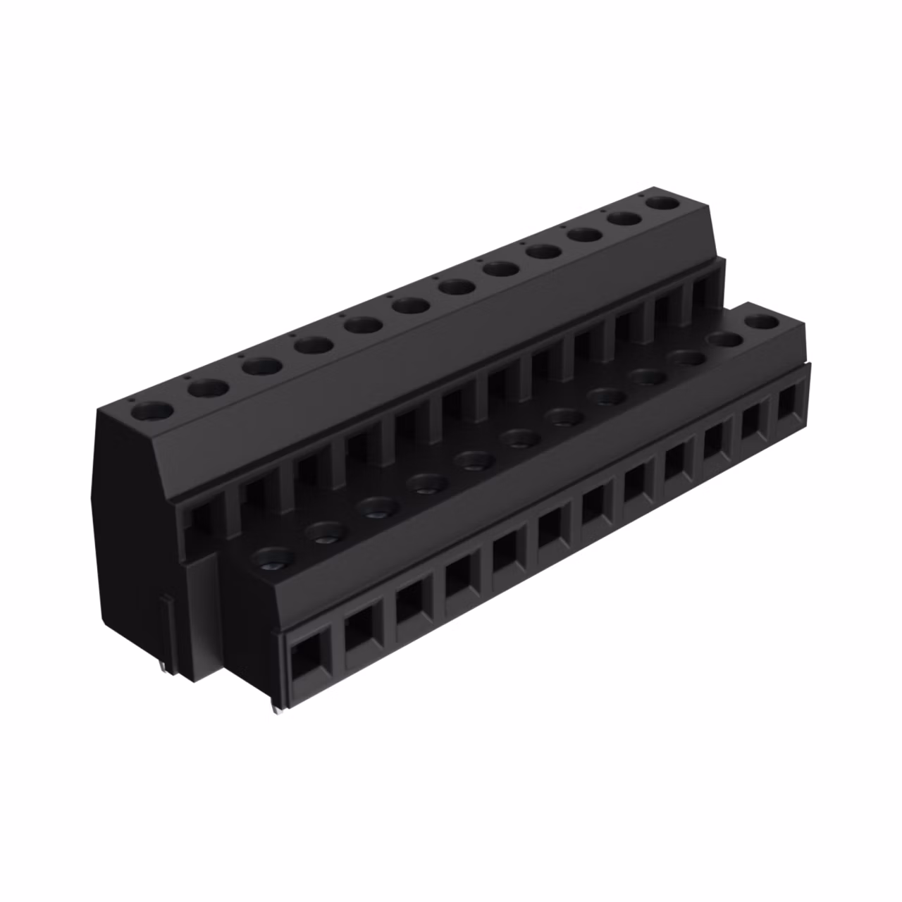 5.08mm Pitch Beau Eurostyle Low Profile, Two Level Terminal Block, Modular, 24 Circuits for sale