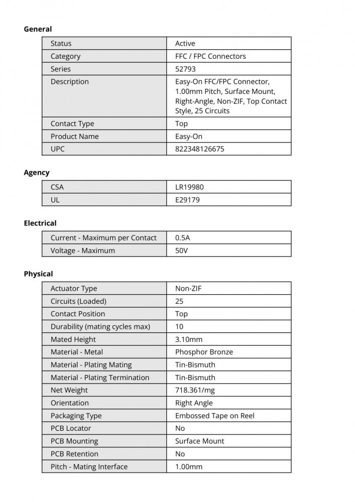 Molex 527932570 document image 2