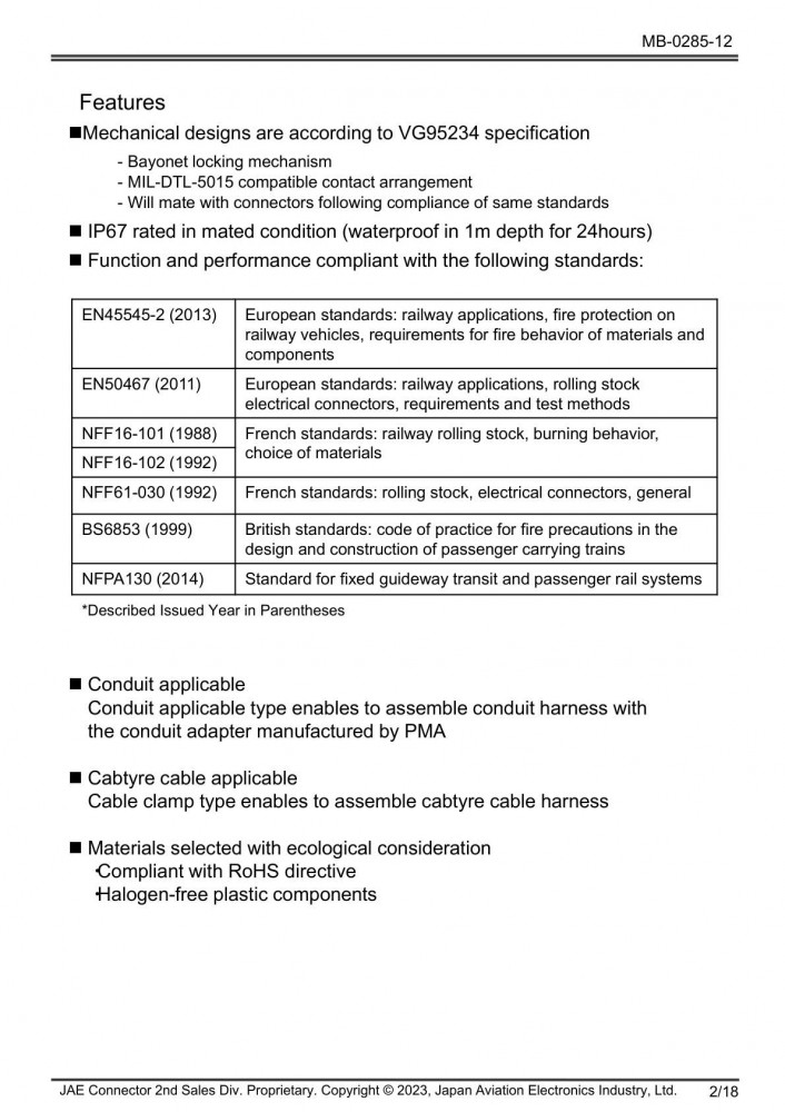 JK06 Series datasheet page 2