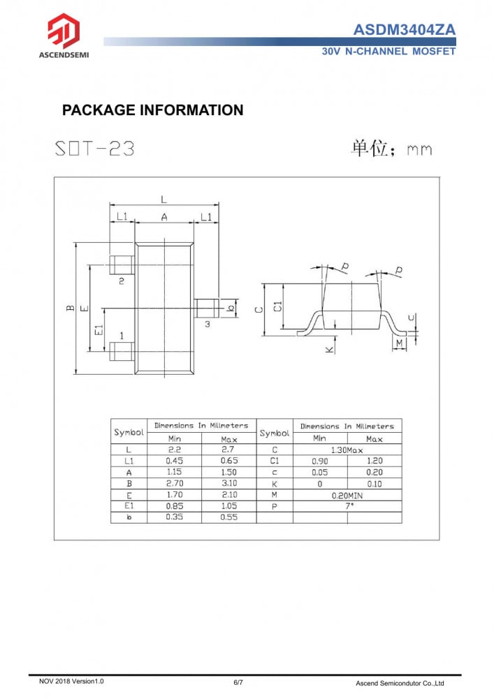 ASDM3404ZA-R datasheet page 6