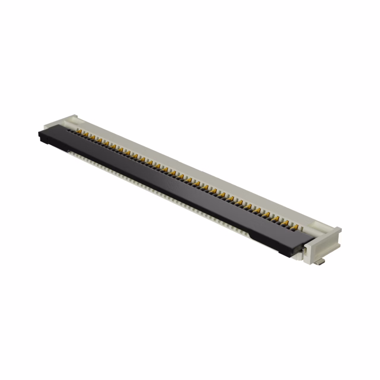 Easy-On FFC/FPC Connector, 1.00mm Pitch, FD19 Series, Right-Angle, Bottom Contact, 1.90mm Height, 28 Circuits, 150°C Operating Temperature,  Gold over Nickel Plating for sale
