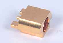 DIN 7/16 Plug, Right-Angle, Clamp, 1/2