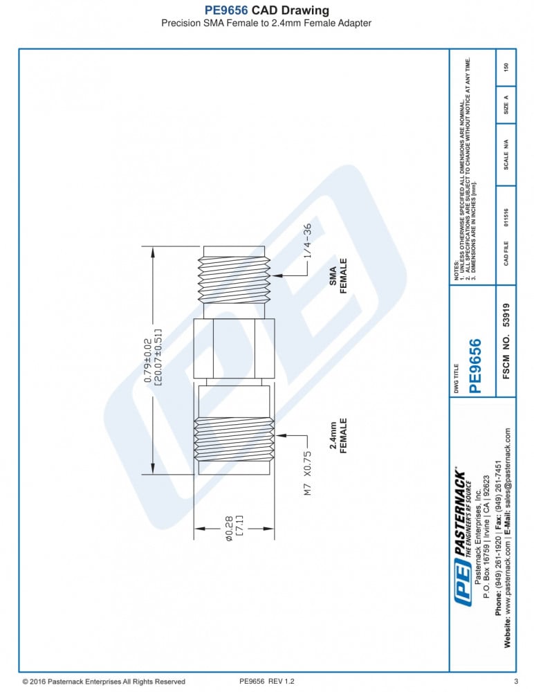 PE9656 technical document page 3