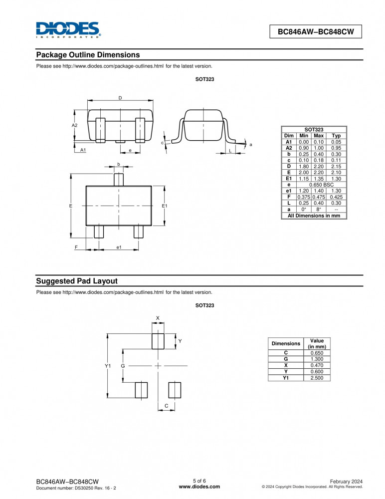 BC847BW-7-F datasheet page 5