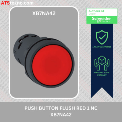 Schneider XB7NA42 Pushbutton Switch for sale