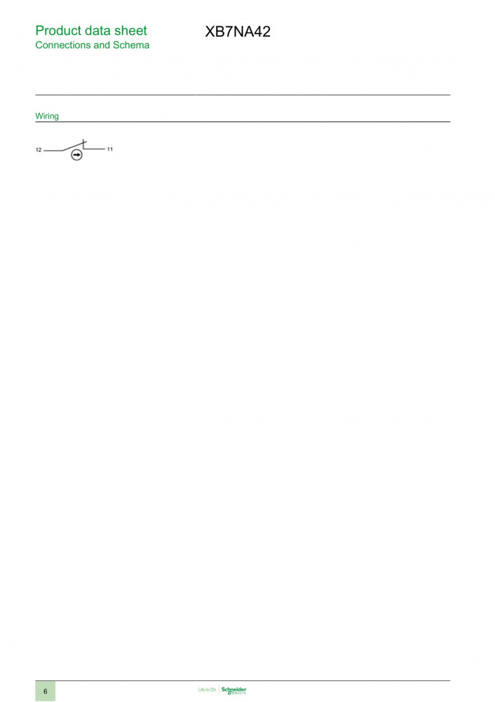 XB7NA42 technical document page 6