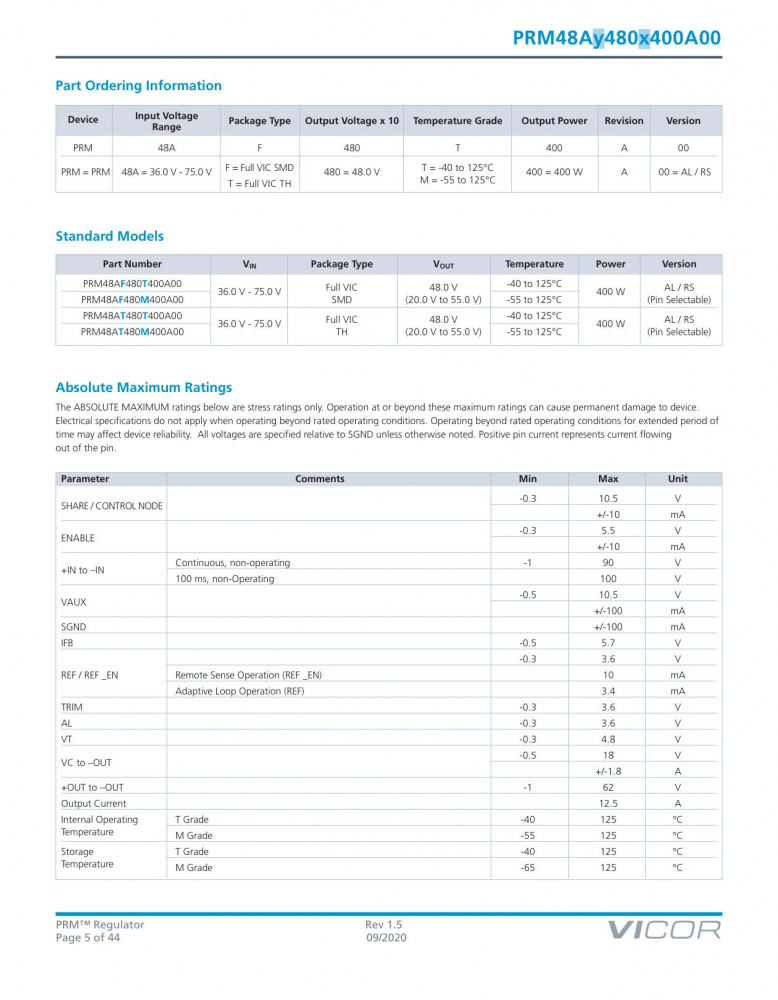 PRM48AF480T400A00 document page 5