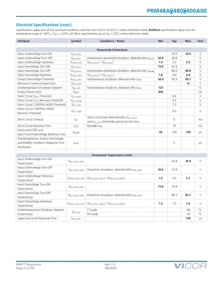 PRM48AF480T400A00 document page 9