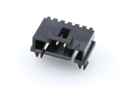 2.54mm Pitch SL Header, Single Row, Right Angle, 3.05mm Pocket, Shrouded, with Beveled Plastic Peg, 14 Circuits, Tin (Sn) Plating