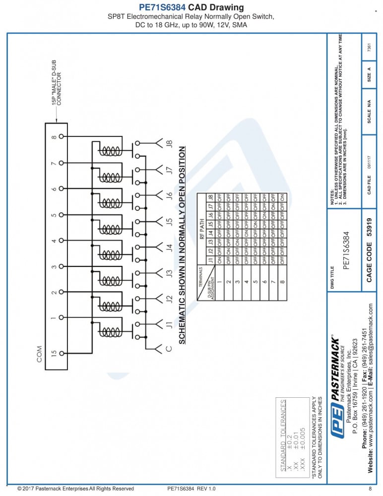 PE71S6384 technical document page 8