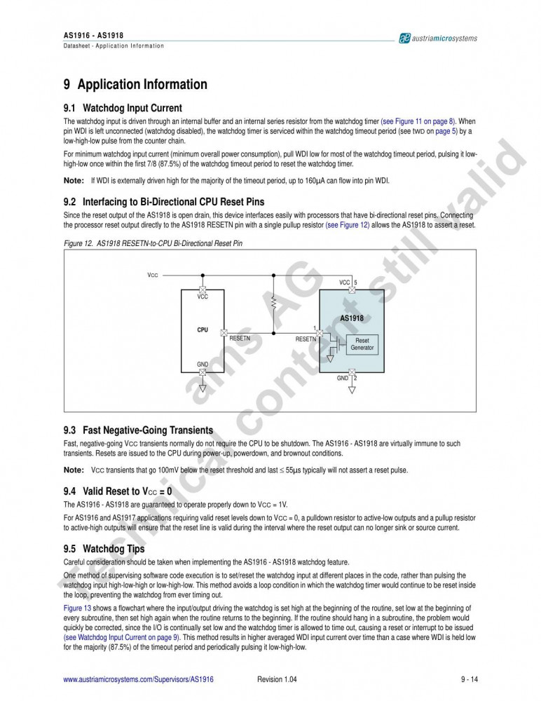 AS1916S-T datasheet page 10