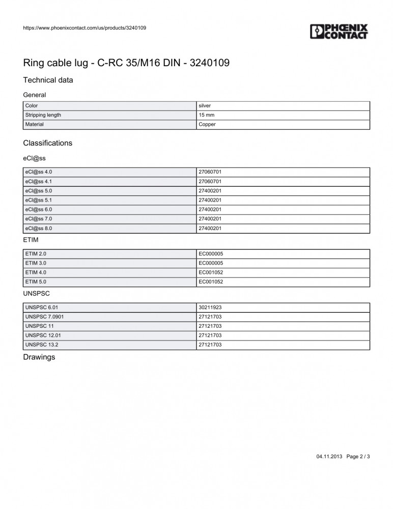 Phoenix Contact 3240109 technical document page 2