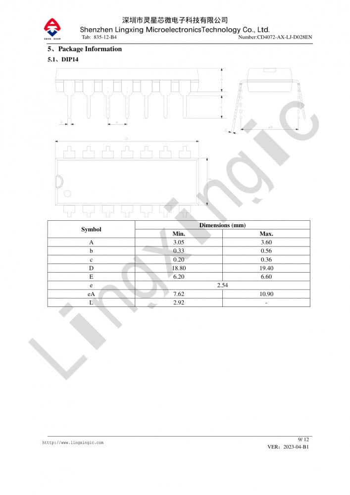 CD4072BM(LX) datasheet page 9