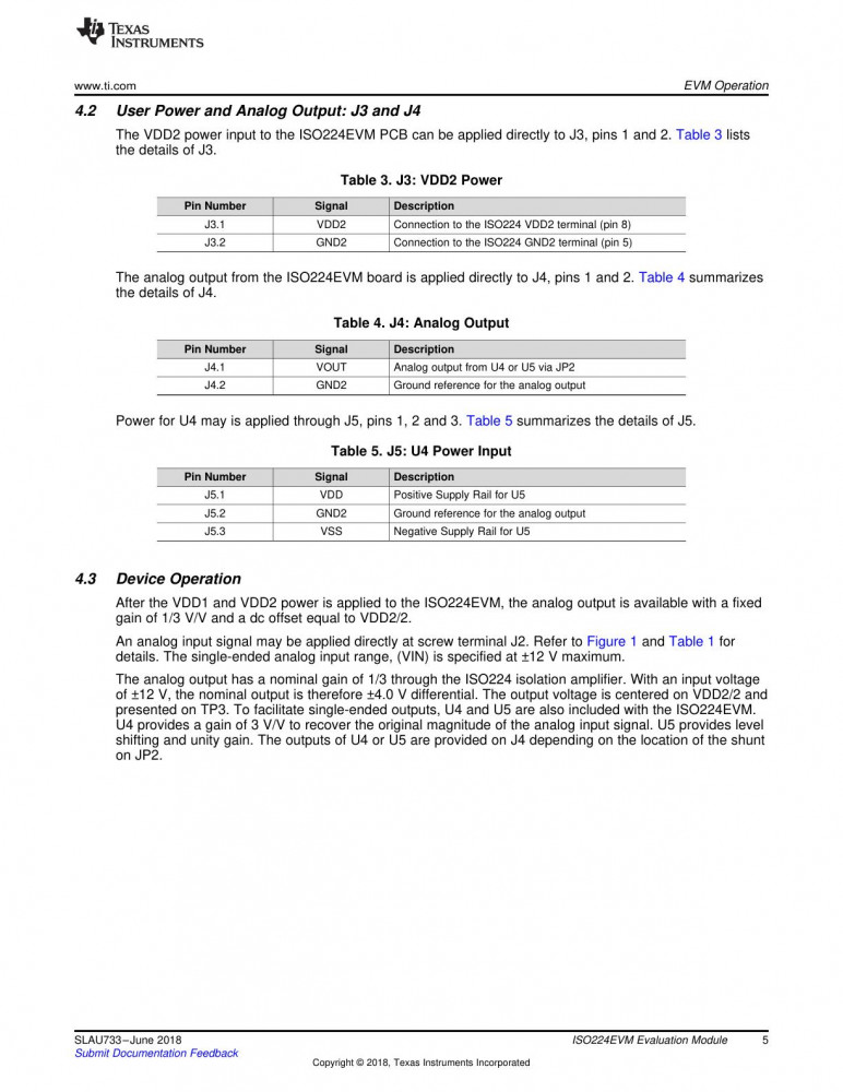 ISO224EVM document page 5