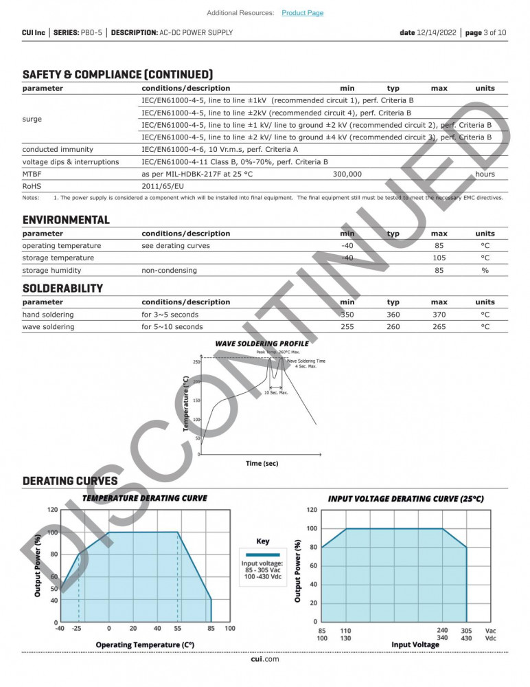 PBO-5-S5-B datasheet page 3