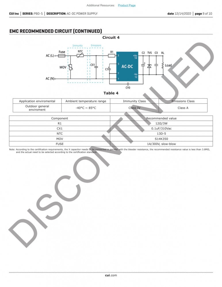 PBO-5-S5-B datasheet page 9