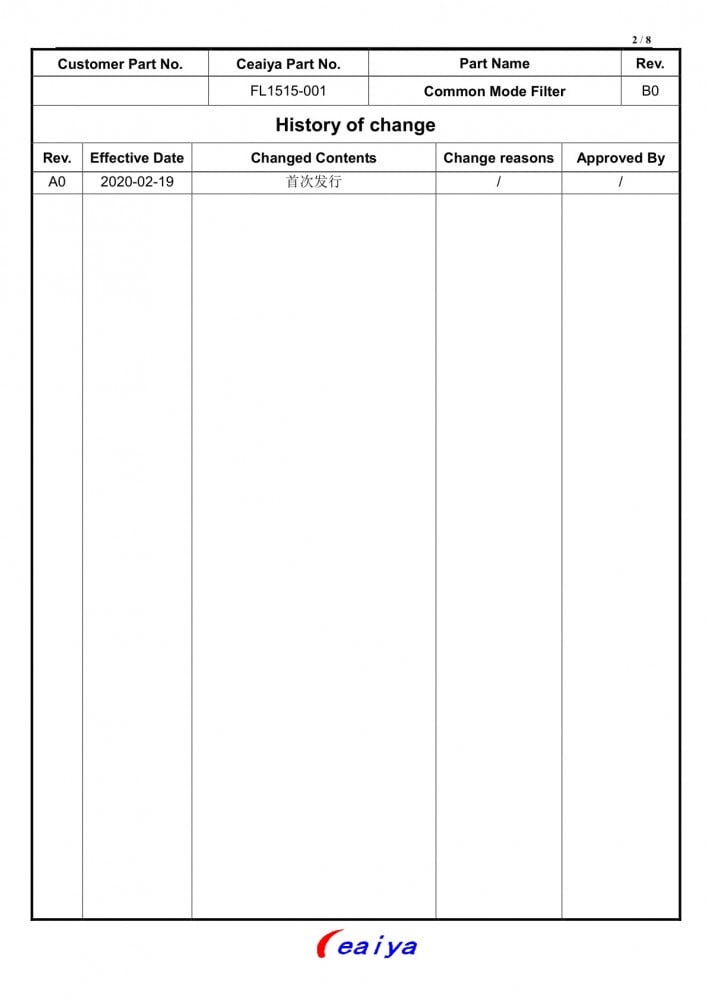 FL1515-001 specification page 2