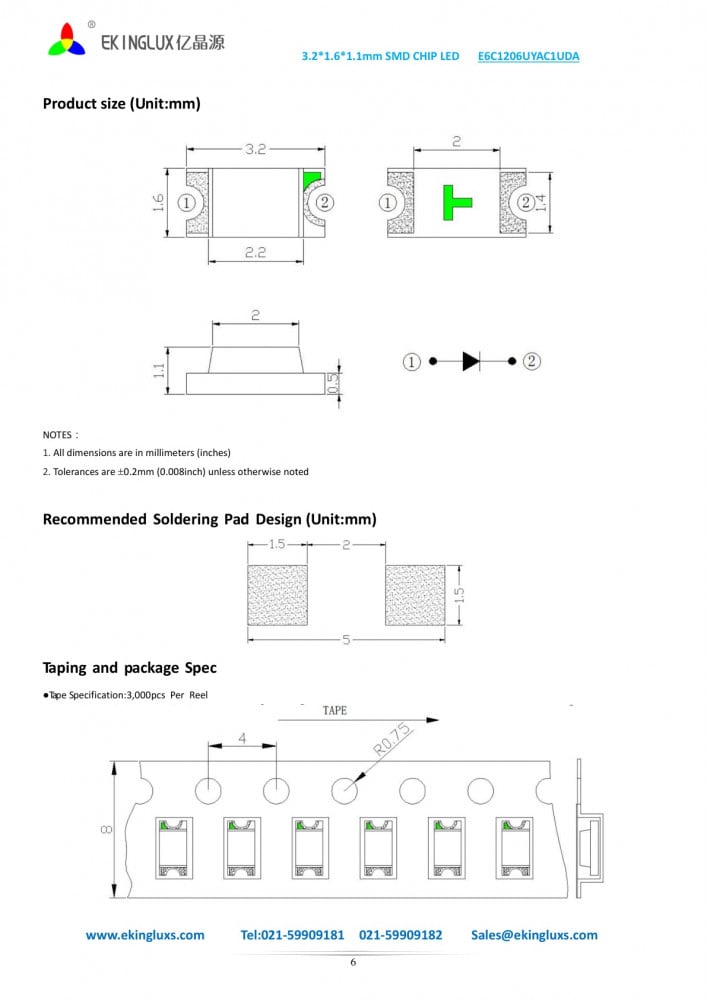 E6C1206UYAC1UDA datasheet page 6