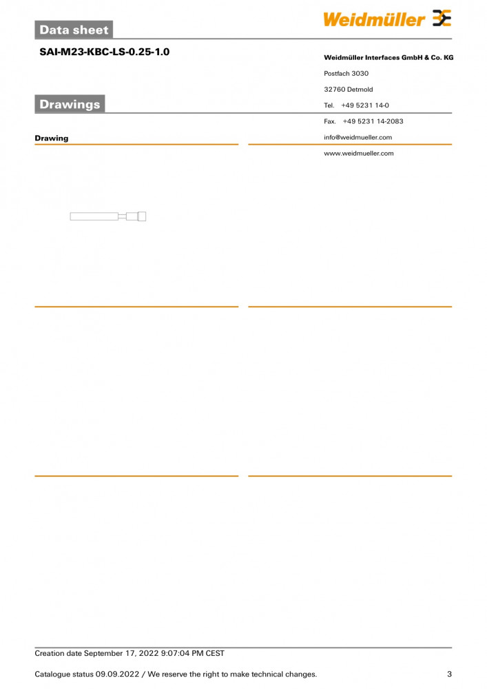 Weidmüller 1995830000 technical document page 3