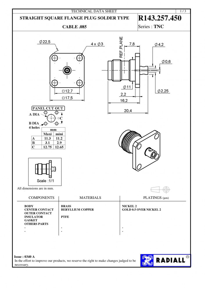 R143257450 technical document page 1