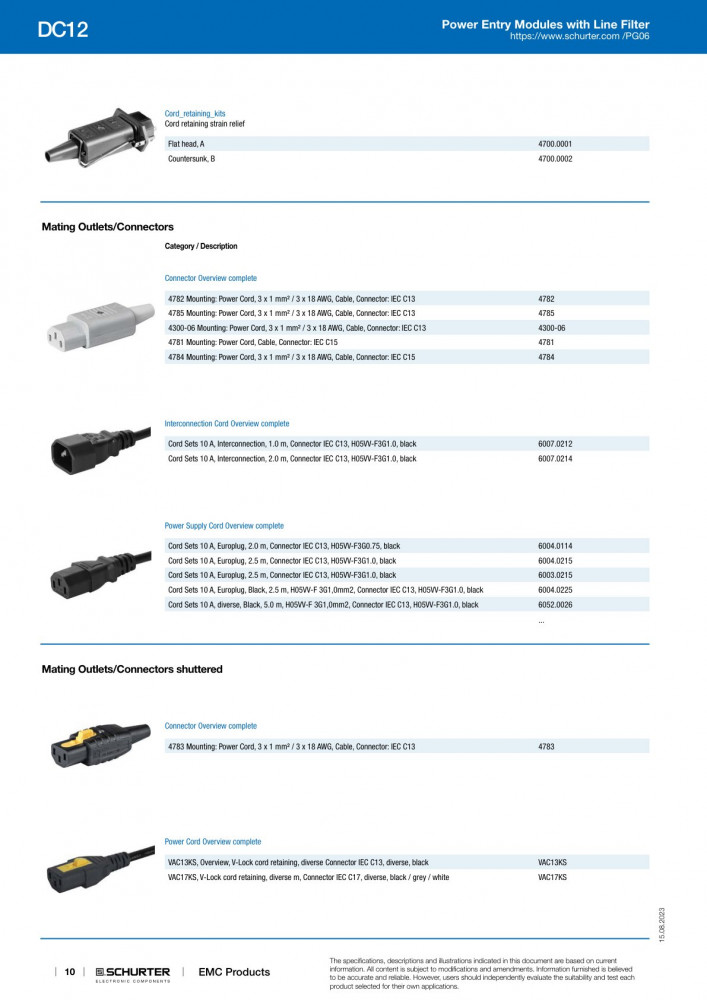 SCHURTER DC12 technical document page 10