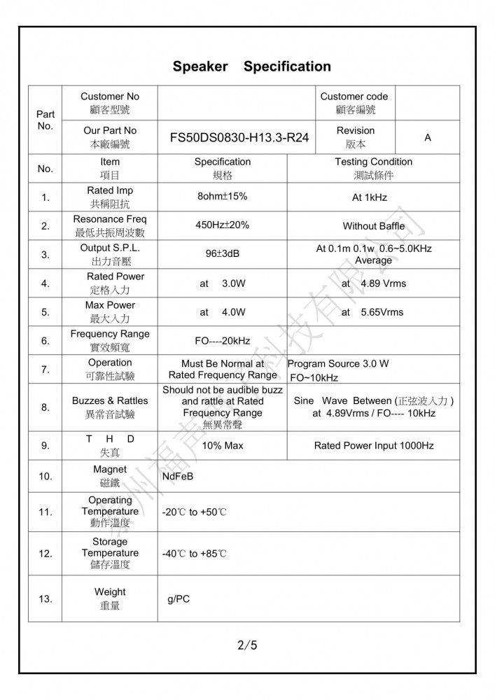 FS50DS0830-H13.3-R24 specification page 3