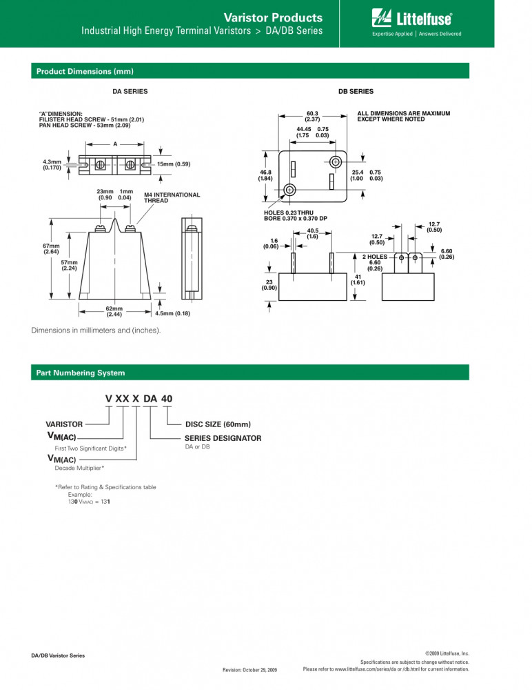 V251DB40 datasheet page 4