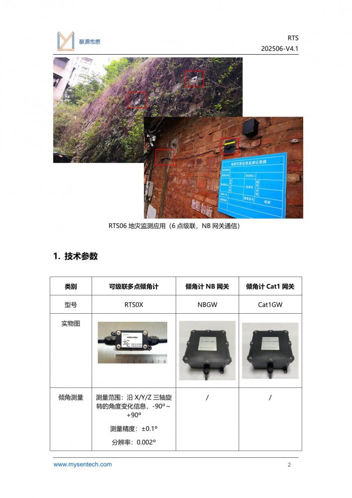 RTS01 PCBA technical document page 2