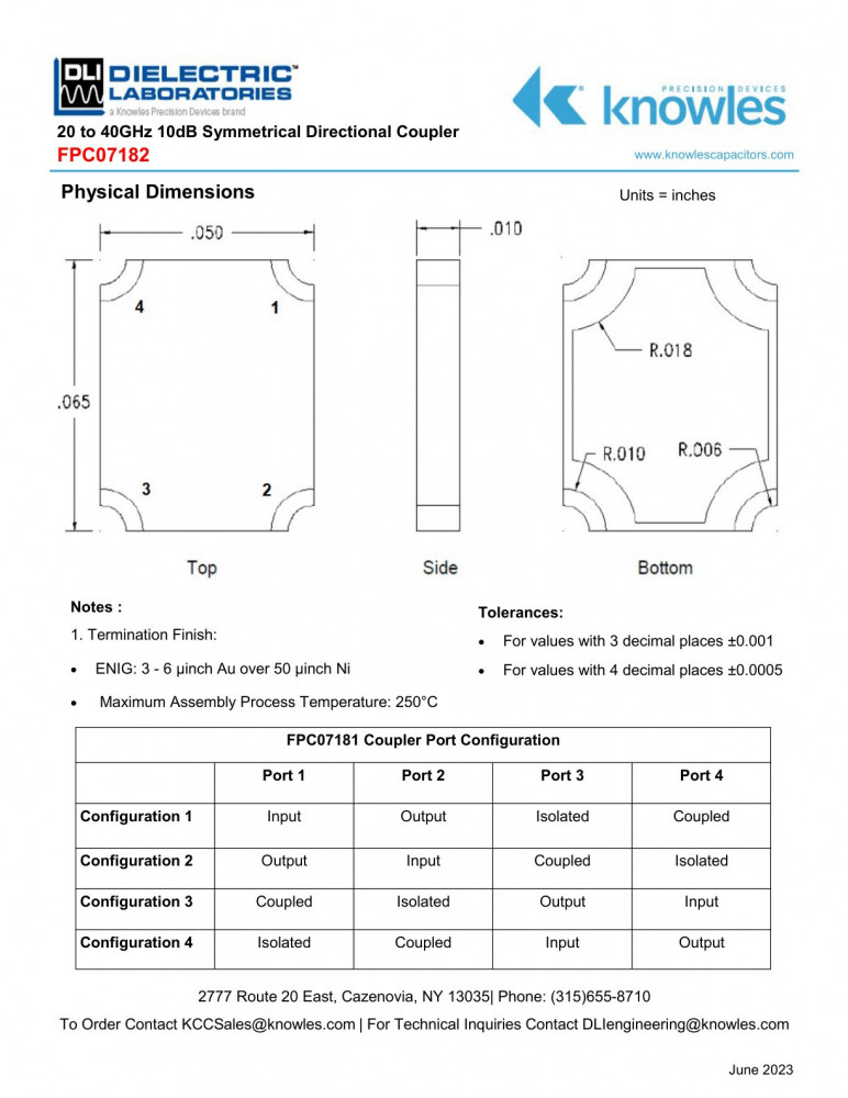 FPC07182 datasheet page 3