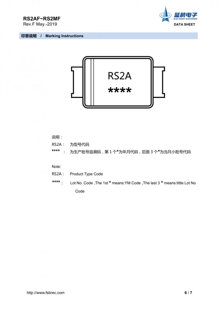 RS2MF datasheet page 6