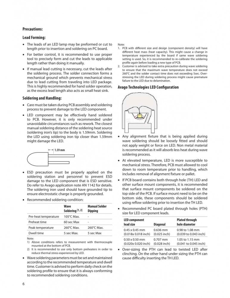 HLMP-CE34-Y1CDD datasheet page 6